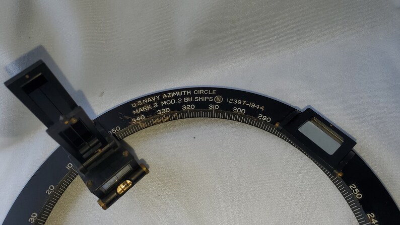 WWII US Navy Azimuth Circle Collectible With Wooden Display Box - Etsy