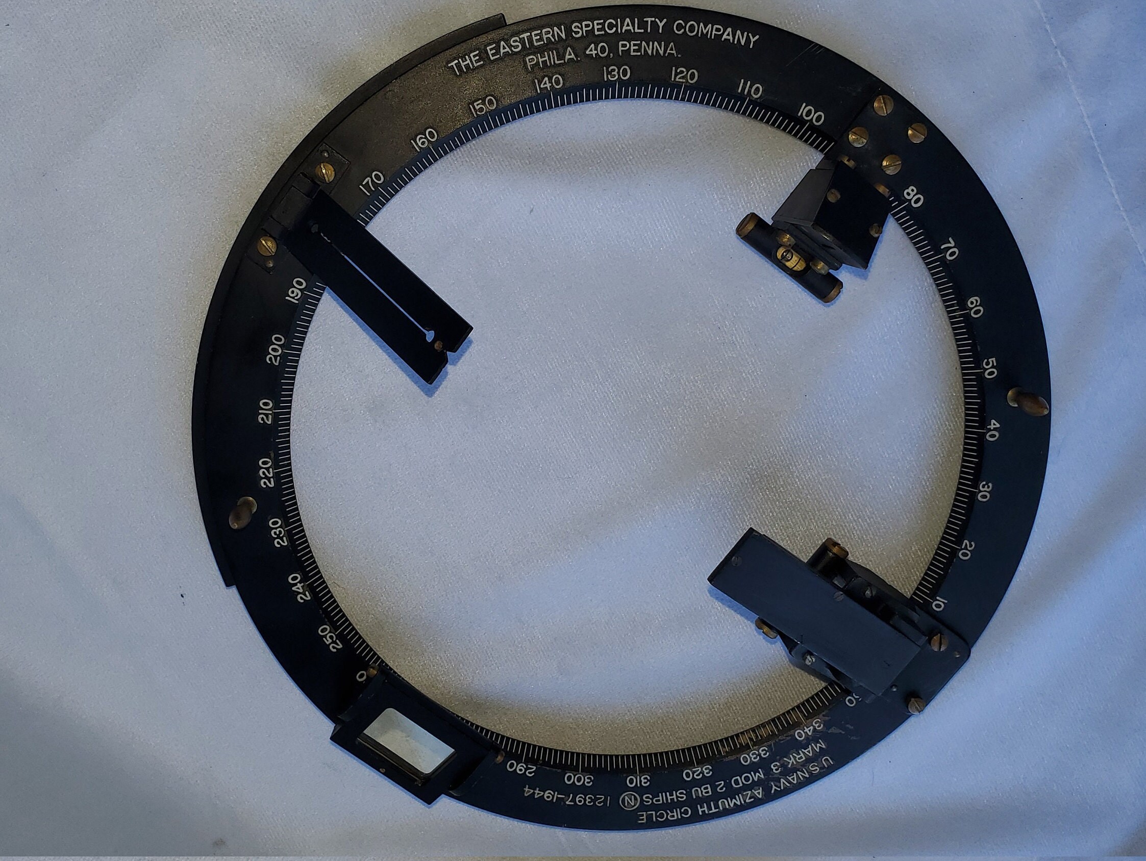 WWII US Navy Azimuth Circle Collectible With Wooden Display Box - Etsy