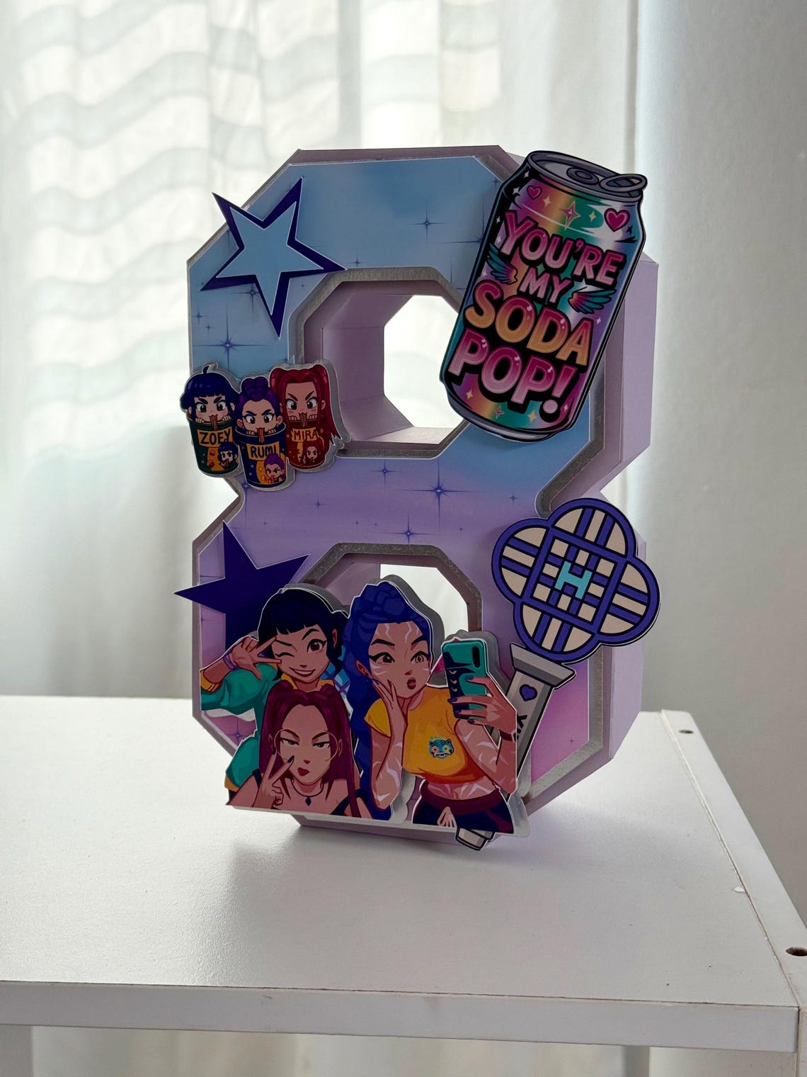 K Pop Huntrix Numbers - Etsy