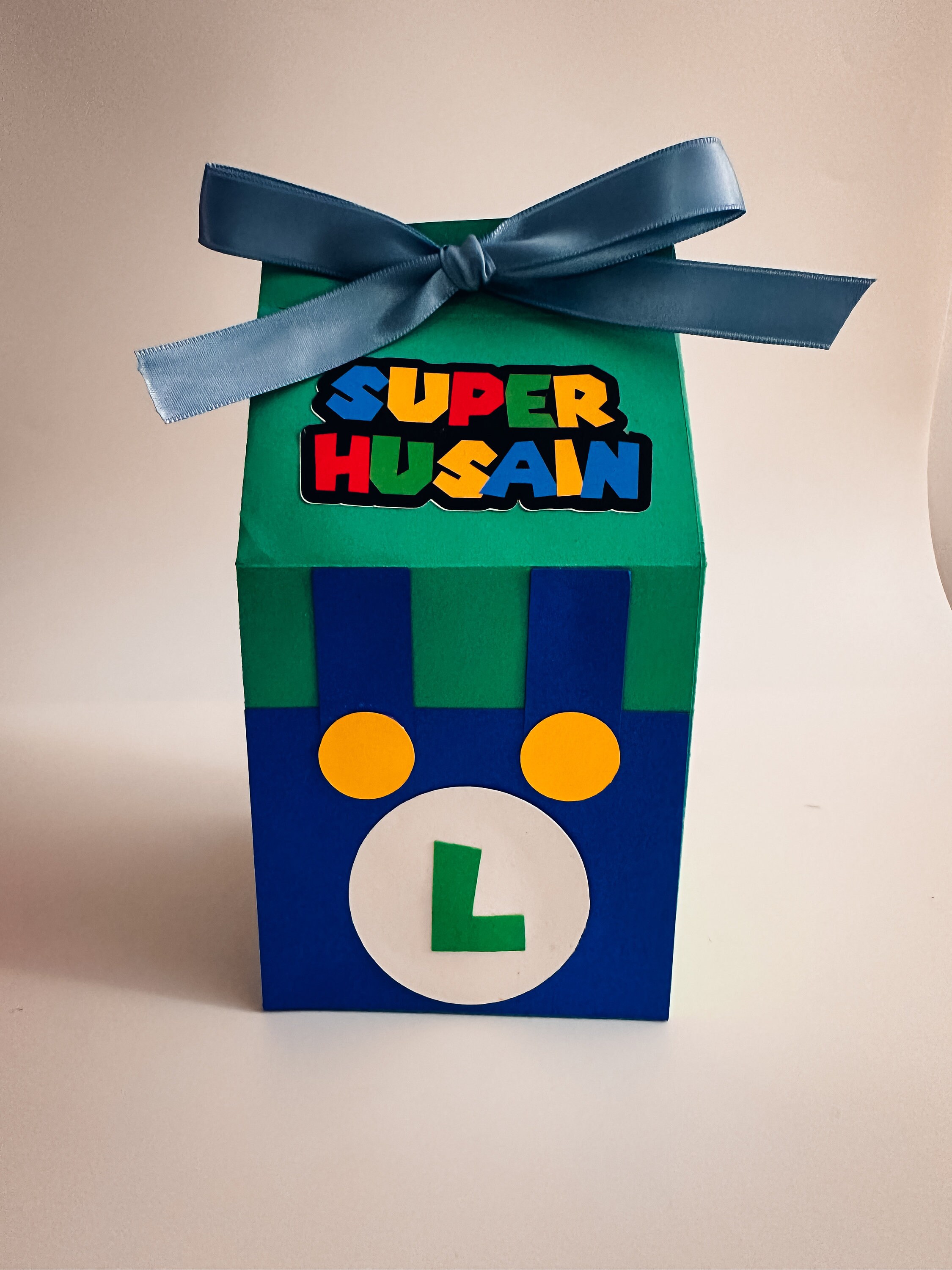 Super Mario Milk Box, Favor Boxes Luigi, Mario Bros Gable Box, Party ...