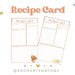 Chicken Recipe Card, Recipe Card Template Downloadable Recipe Card ...