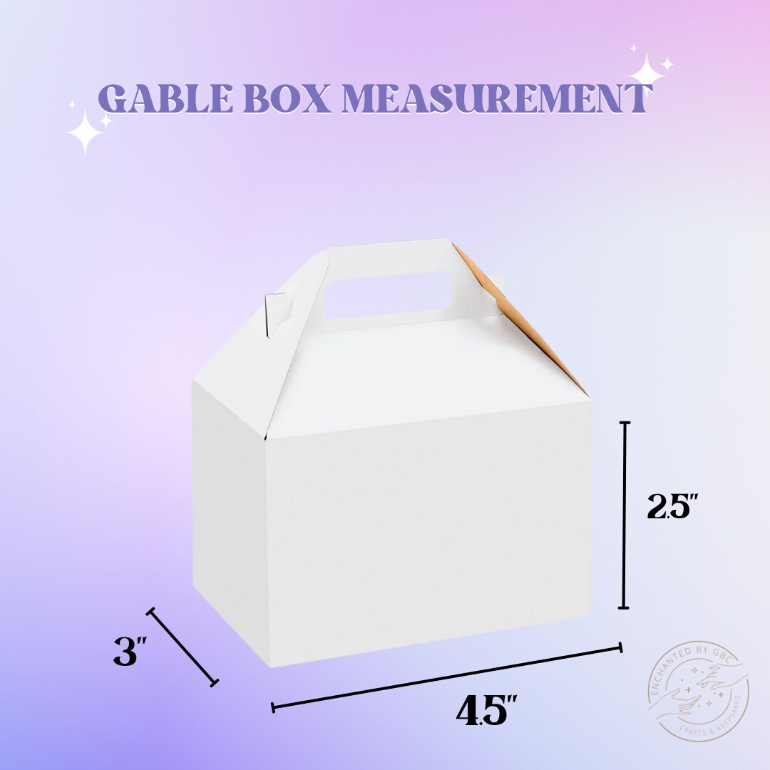 Farm Birthday Gable Box, Farm Animal Themed Gable Box, Physical Product ...