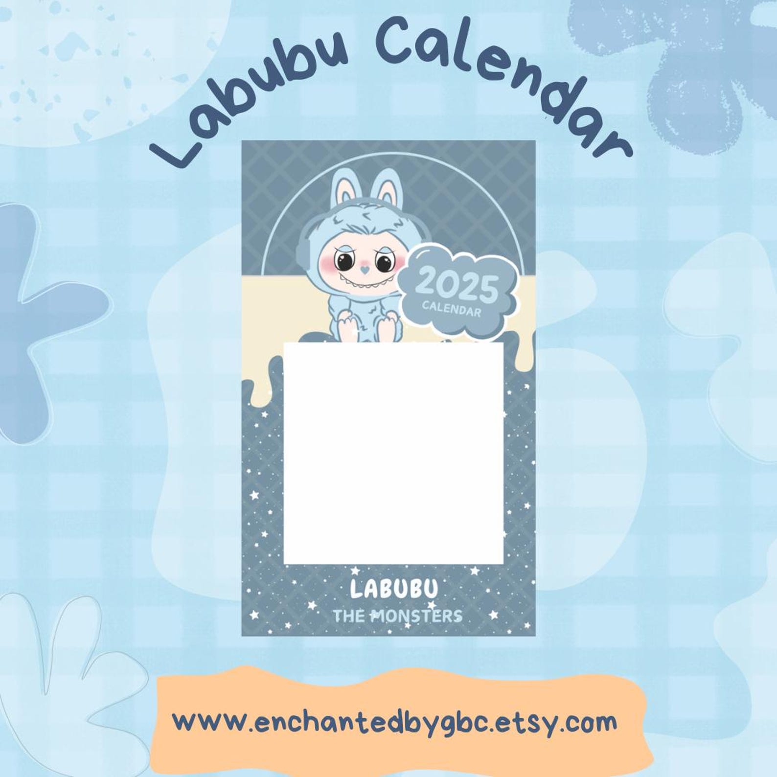 Labubu Magnetic Calendar, 2025 Magnetic Calendar, Cute Calendar, the ...