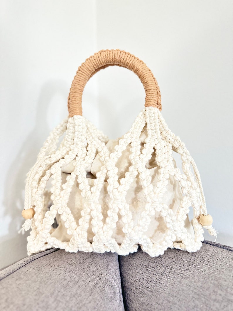 ISLA - Macrame Bag | Macrame Handbag | Island Vibe | Perfect Gift ...