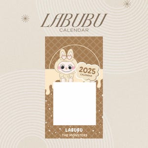 Labubu Calendar, 2025 Magnetic Calendar, Labubu 2025 Magnet, Labubu ...