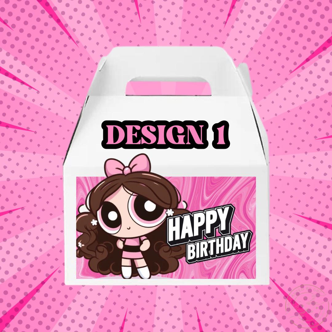 Powerpuff Theme Gable Box, Bubbles Giveaways, Cute Buttercup, Blossom ...