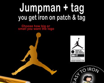 Jordan Iron on Patch - Etsy