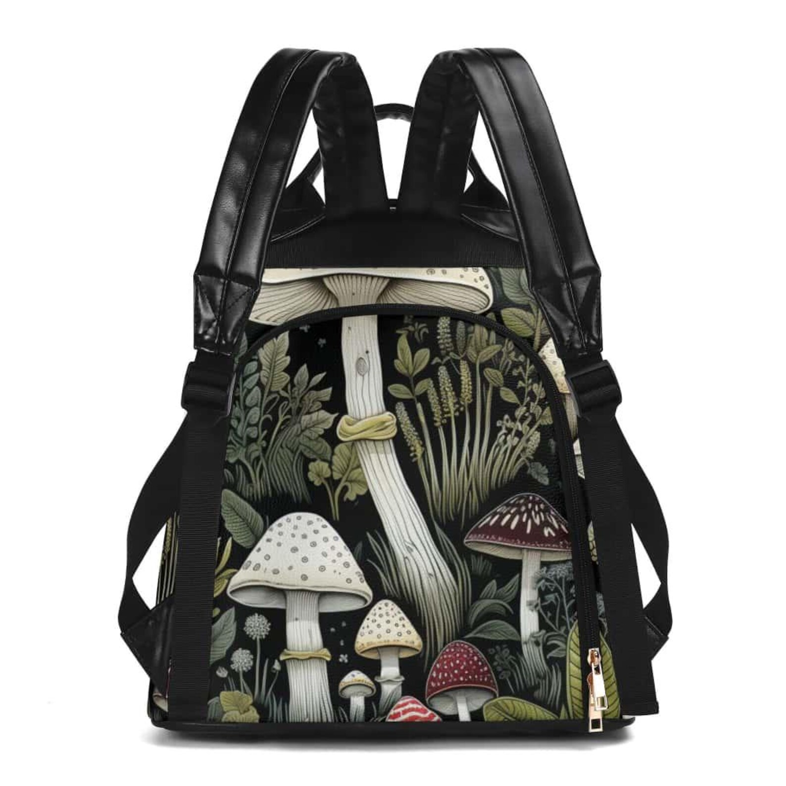 White Amanita Mushroom PU Anti-theft Backpack - Etsy