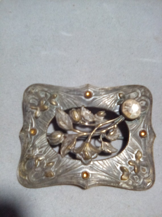 Vintage sash pin - Gem