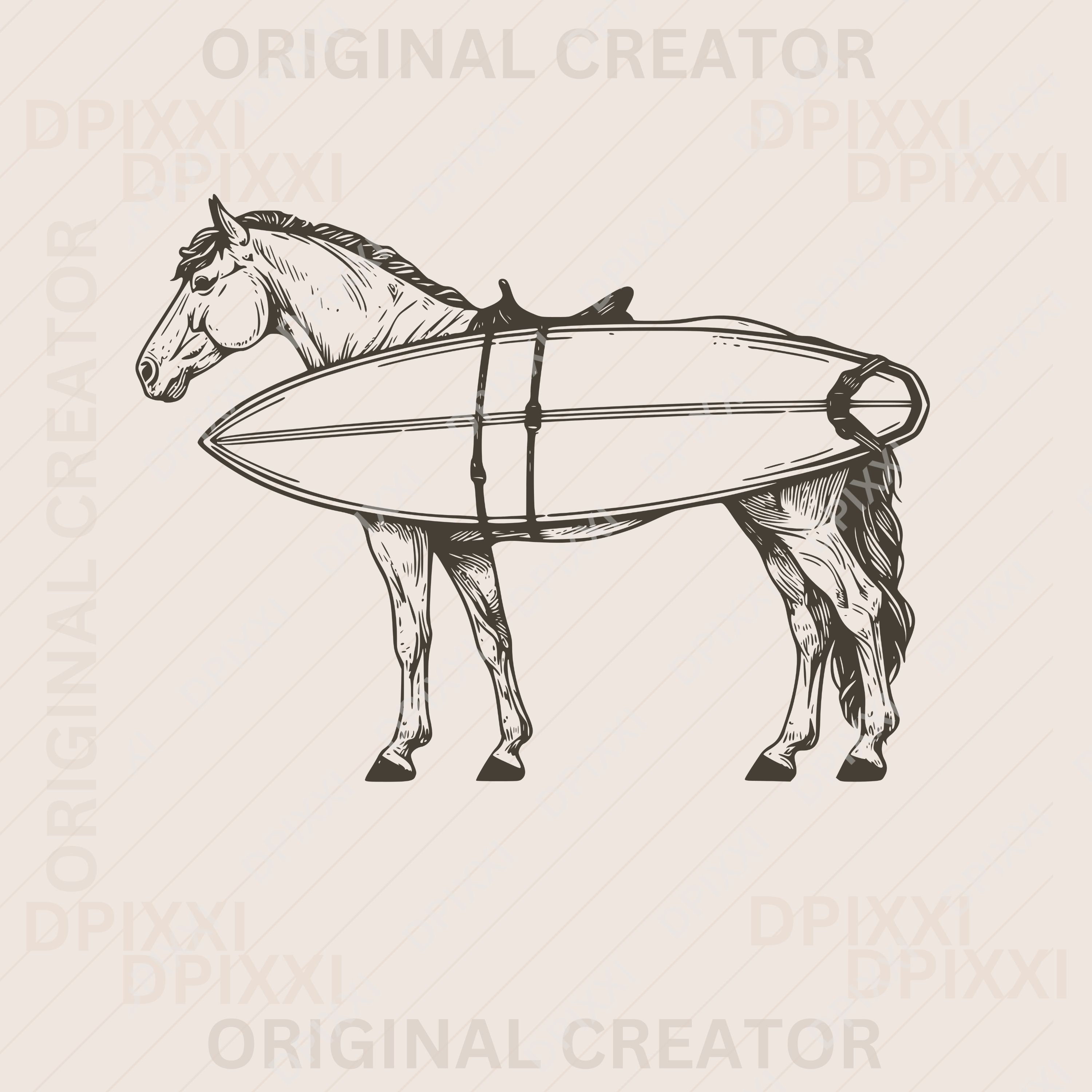 EDITABLE Surf Bundle Png, Svg * Cowboy Surf Horse Surfboard Cowgirl ...