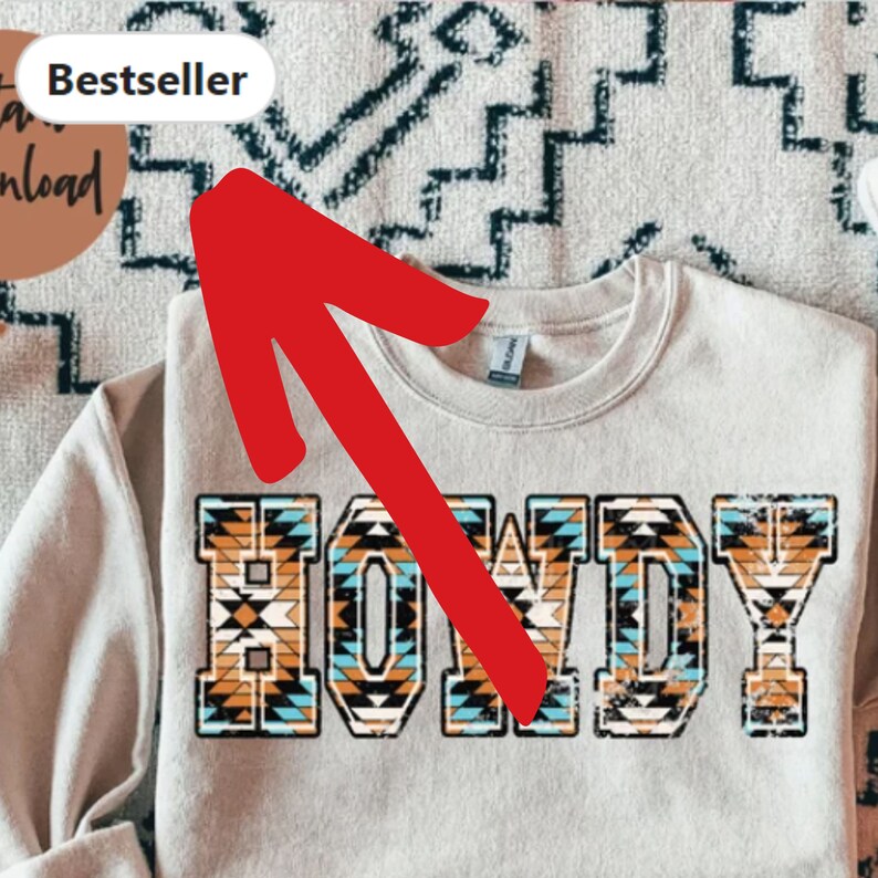 Distressed Aztec Howdy PNG Digital Download Western Png Howdy ...