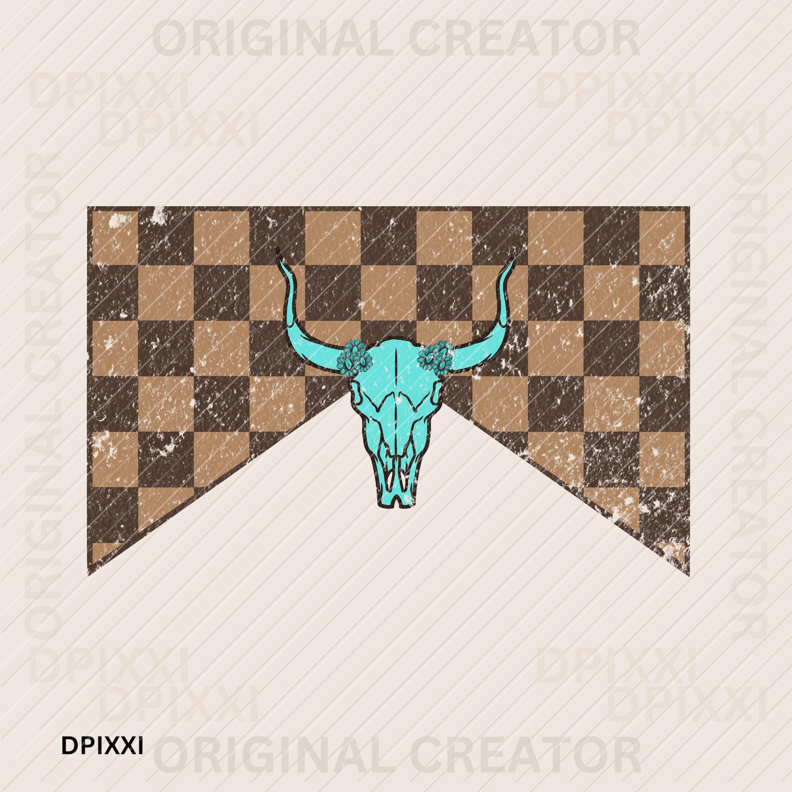 Wrangler Distressed Retro Checkered Cowboy Png #90 * Western Turquoise ...