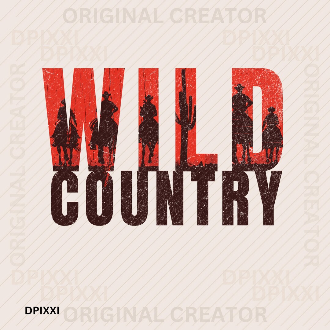 Cowboys Ride Through Wild Country Word Art PNG * Faith Country Design ...