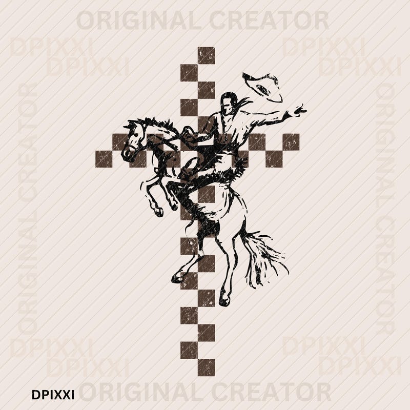 Cowboy Cross - Etsy