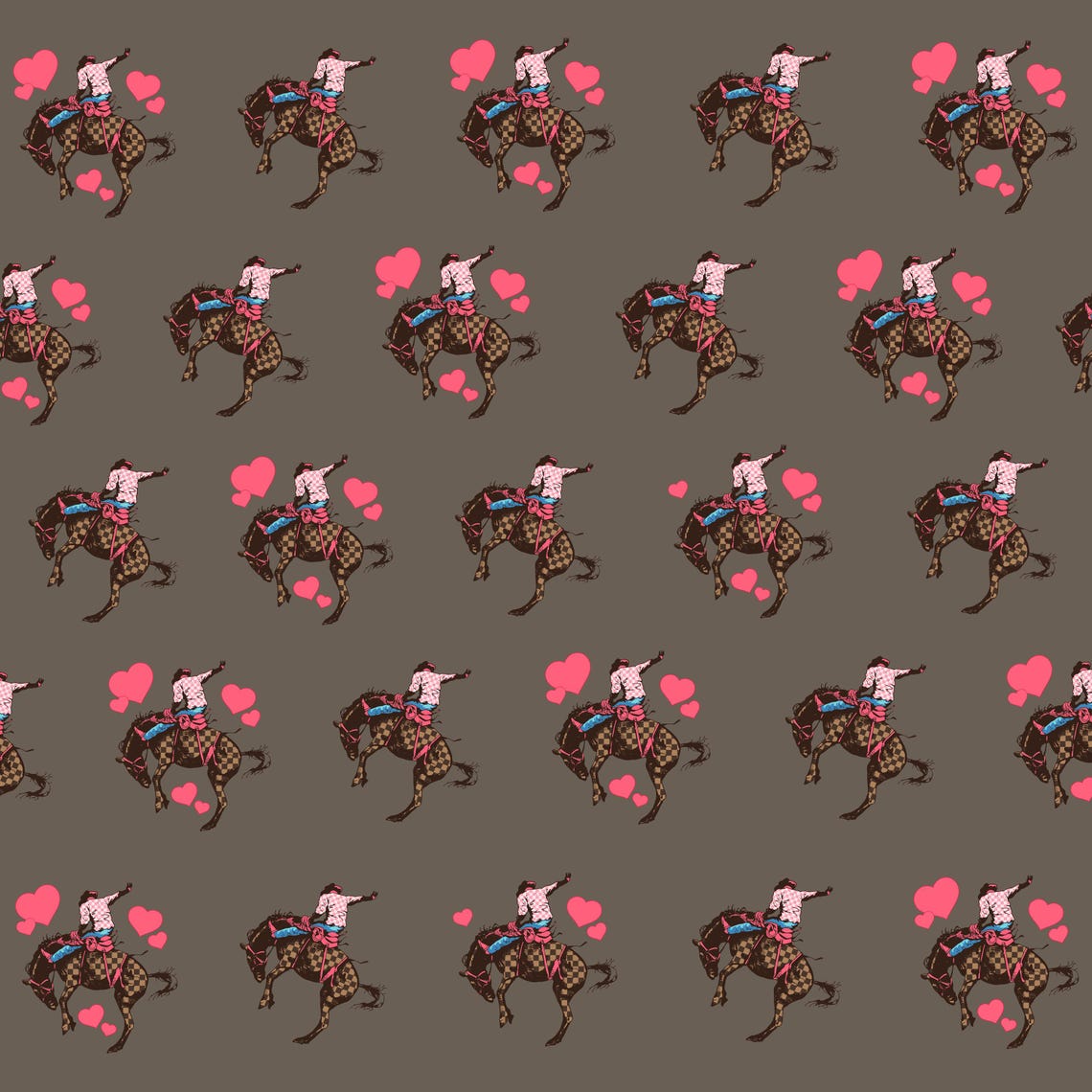 Western Checker Thunder Seamless Pattern Sublimation Design , Western ...