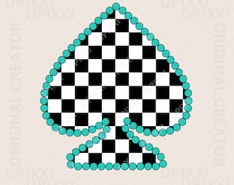 EDITABLE Rectangle Checker Frame Png, Svg * Turquoise Frame, Frame Art ...