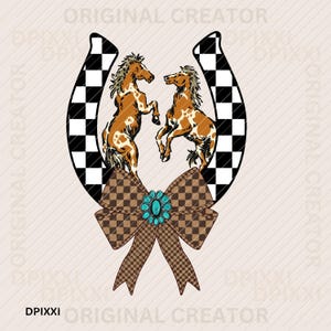 Bow Best Friend Horse Playing Checker PNG * Western Desert, PNG ...