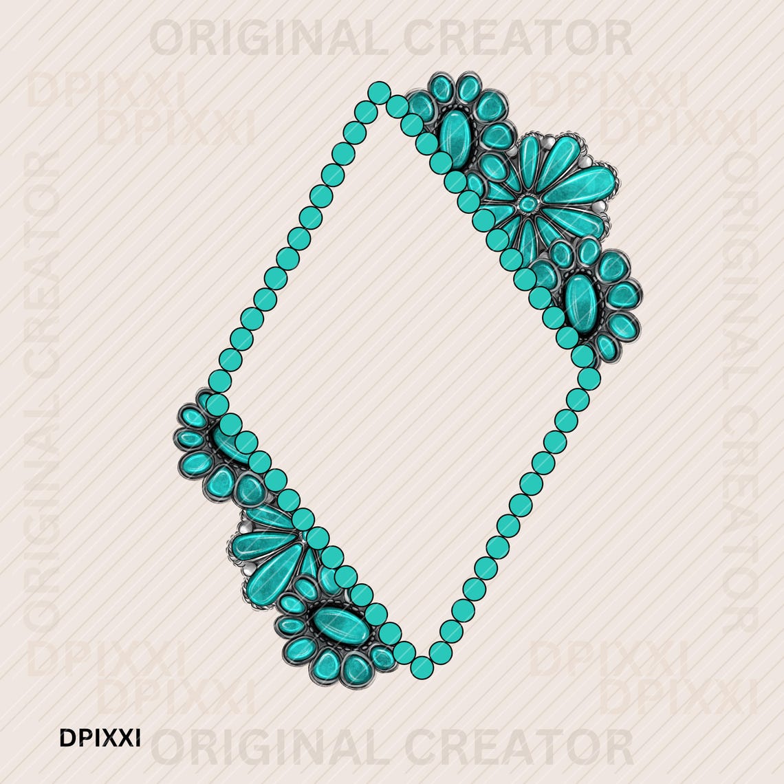 Png, Svg 4 SET EDITABLE #99 * Diamond Turquoise Checker Gemstone Shape ...