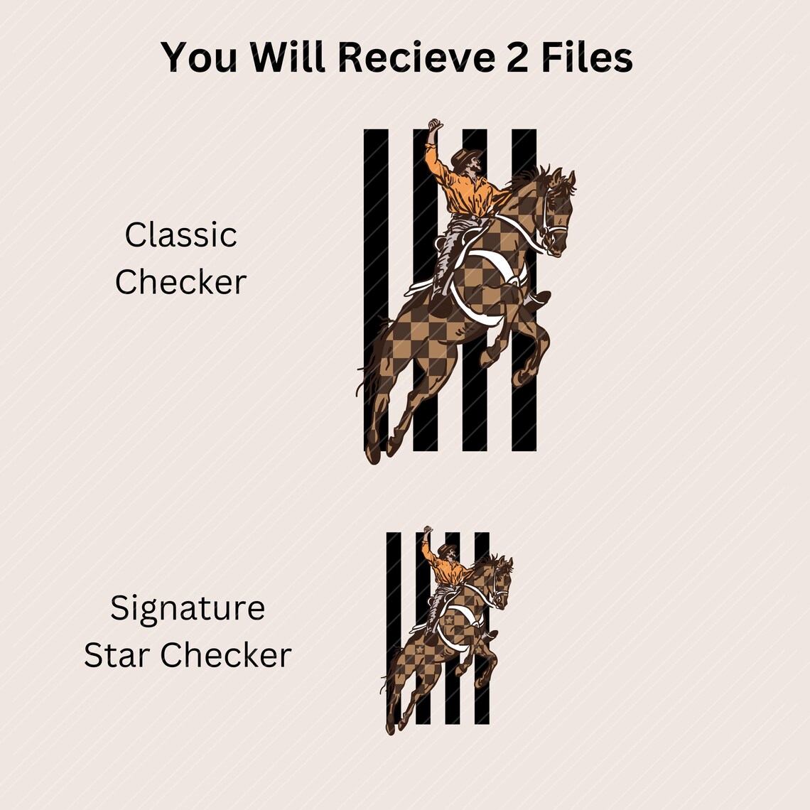 Chocolate Brown Checker Horse Cowboy PNG * Let's Ride Western Bucking ...