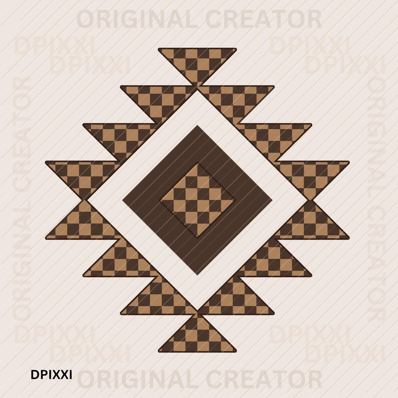 Bundle Aztec Checker PNG, Southwestern Elements Png, Tribal Pattern Png ...