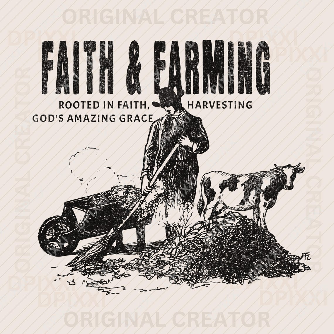 Faith & Farming PNG, Farmer PNG Christian PNG Western Faith Png, Farmer ...