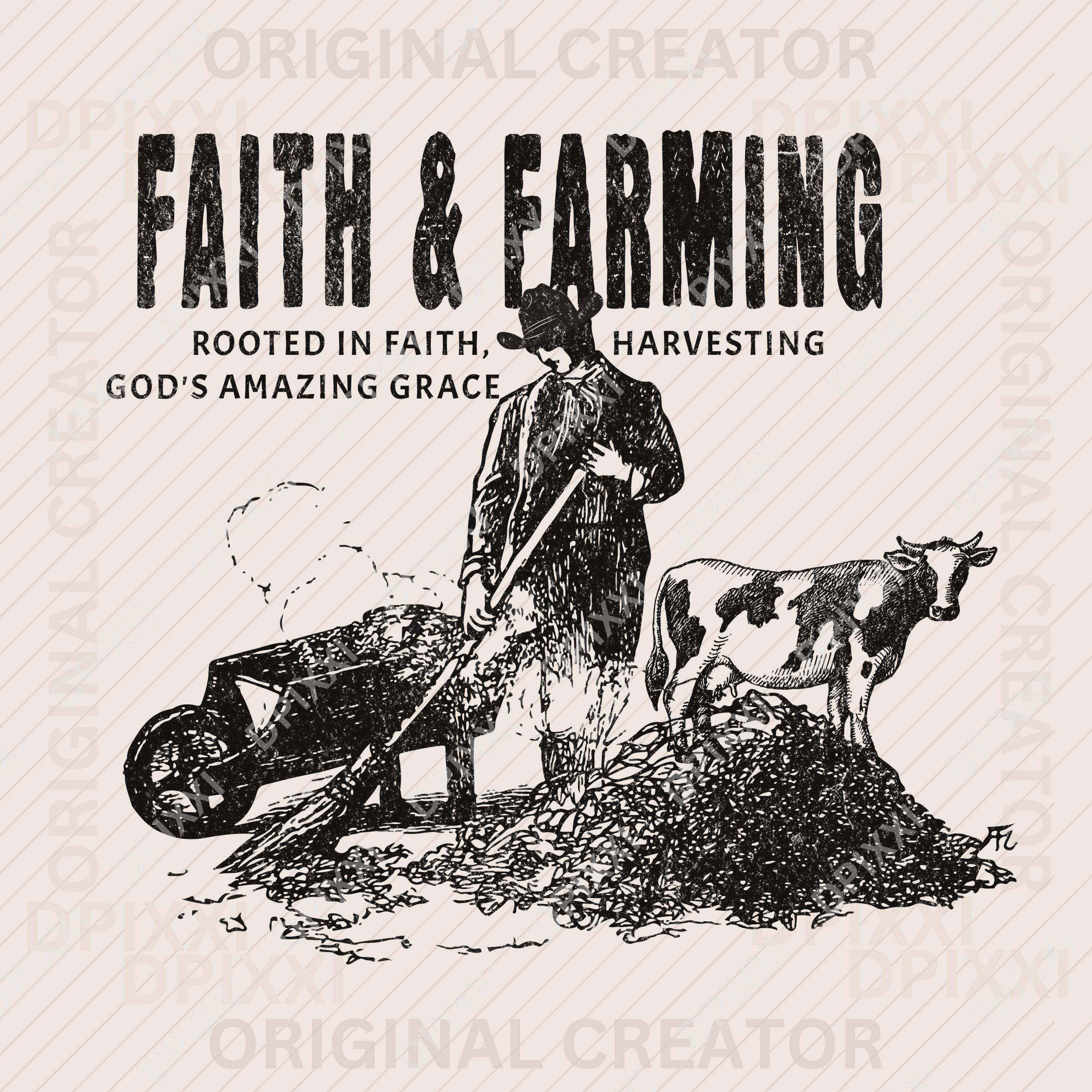 Faith & Farming PNG, Farmer PNG Christian PNG Western Faith Png, Farmer ...