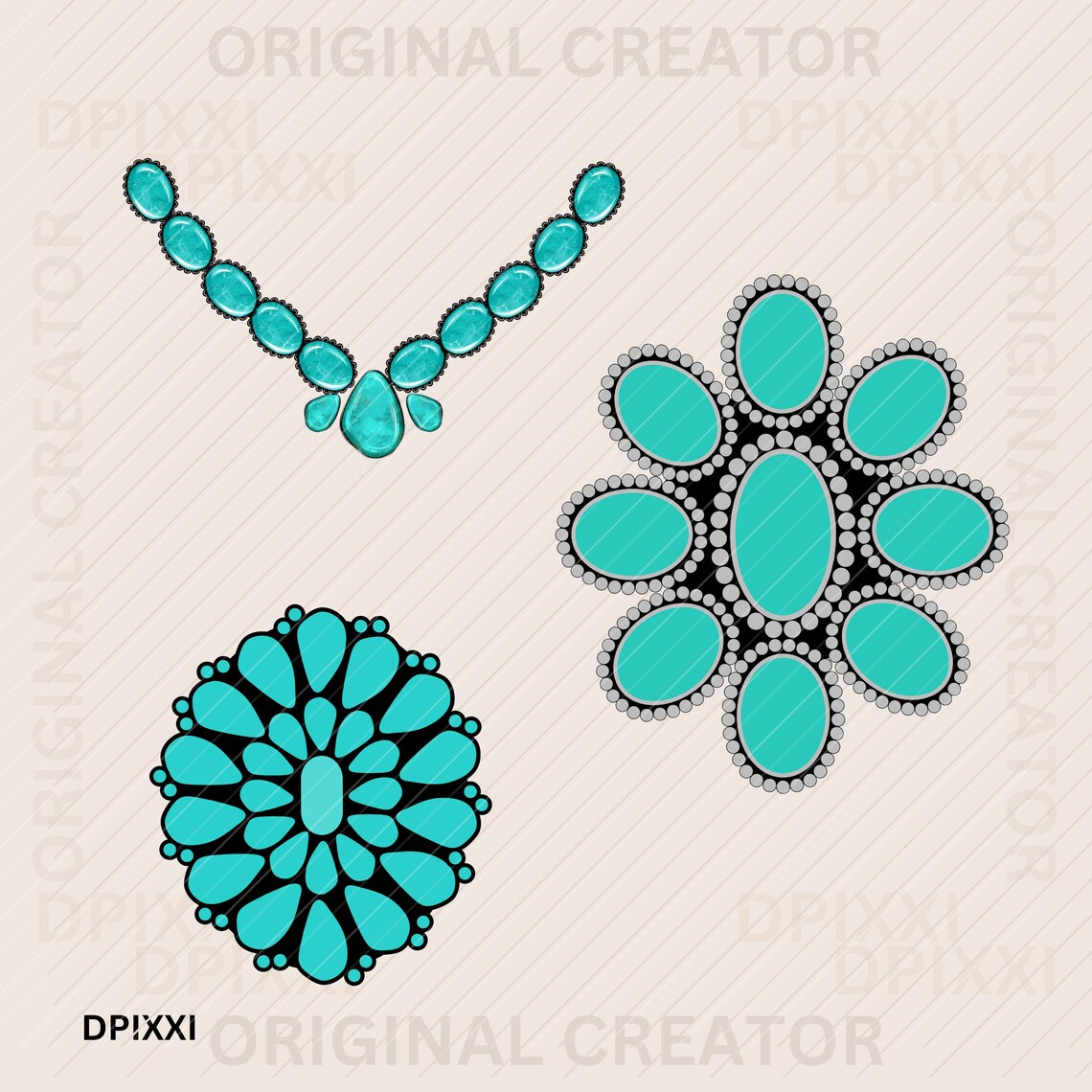 Bundle Turquoise Gemstones PNG * Turquoise Gemstone, Turquoise Frame ...