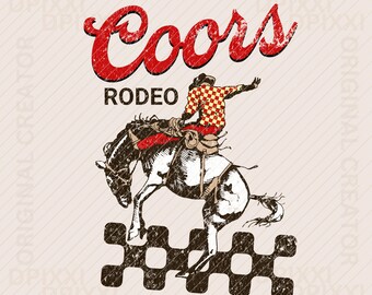 The Original Coors Cowboy PNG, Western Designs, Cowboy Png, Rodeo Png ...