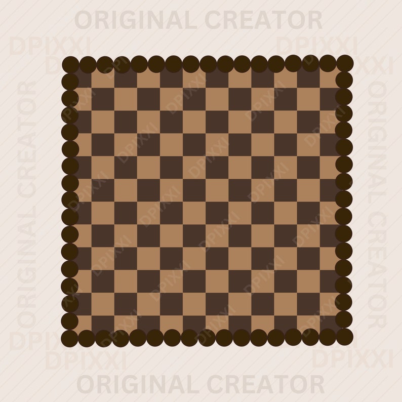 PNG SVG: Square Checker Frame Png Turquoise Frame, Frame Art, Digital ...