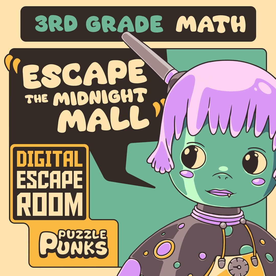 Digital 3rd Grade Math Escape Room for Kids | All-year Test Prep ...