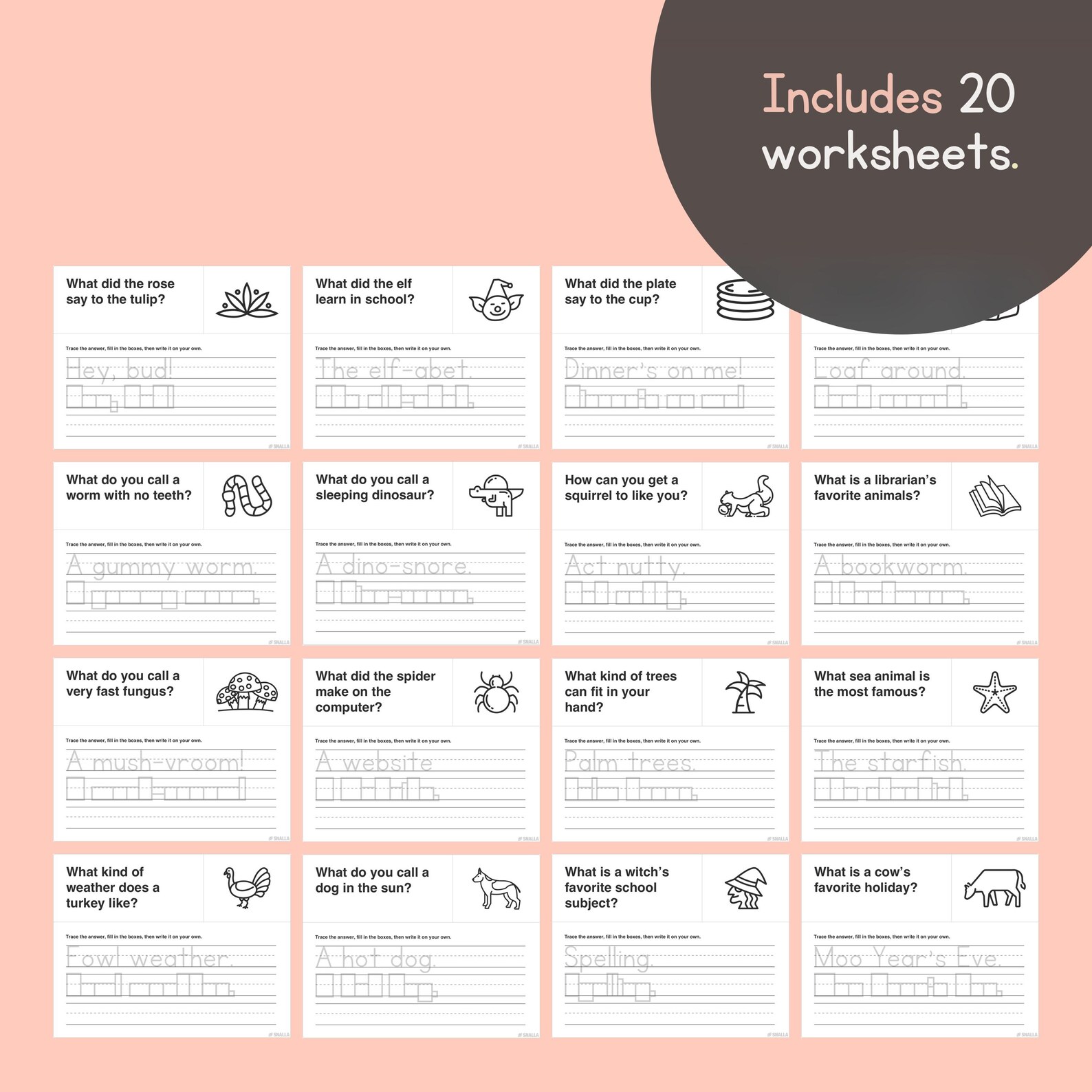 Hilarious Handwriting – K, 1st, 2nd Grade Handwriting Practice ...