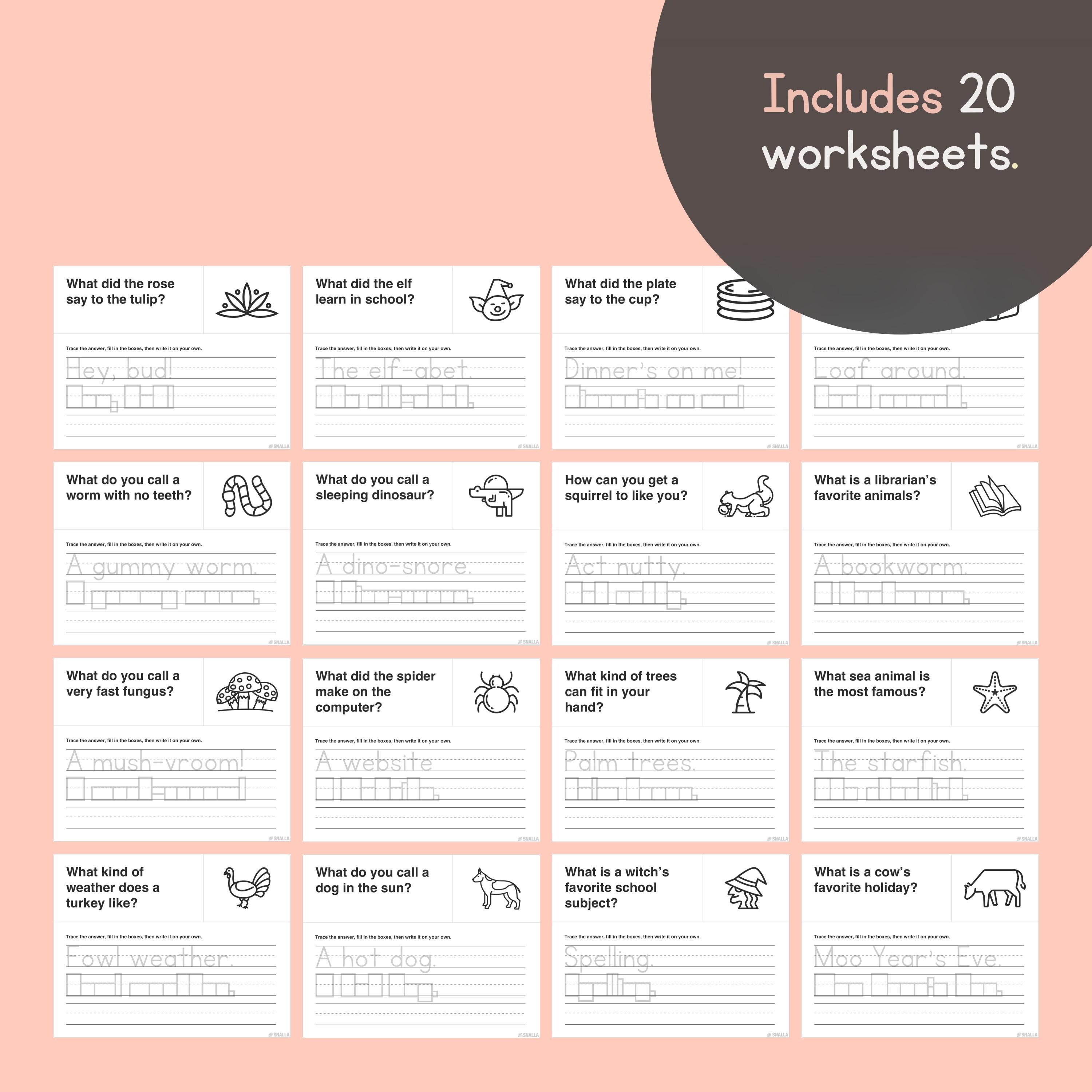 Hilarious Handwriting – K, 1st, 2nd Grade Handwriting Practice ...