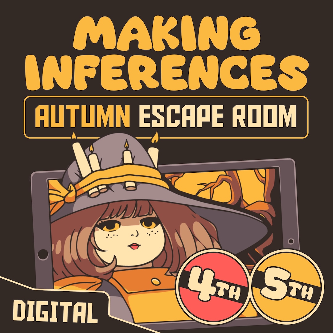 Digital Fall 4th-5th Grade Making Inferences Escape Room: Autumn ELA ...