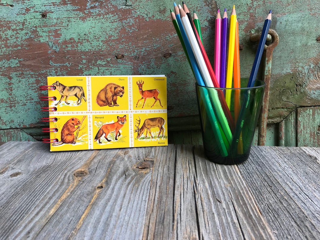 Wild Animals Lotto Game Spiral Notebook Reindeer - Etsy