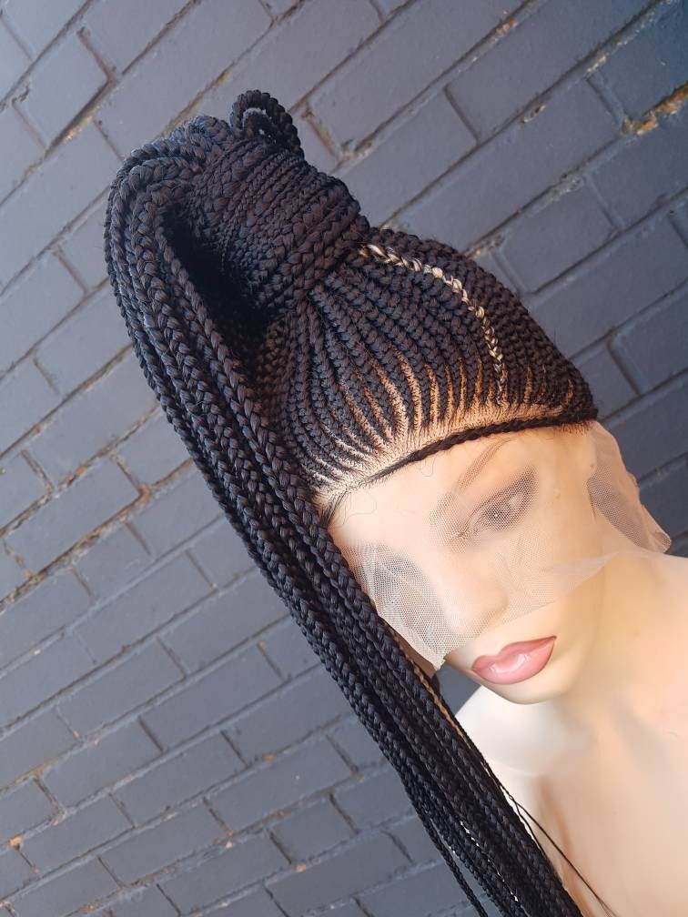 Pony Braids, Ponytail Braided Wig, Braided Ponytail, Ponytail Cornrow ...