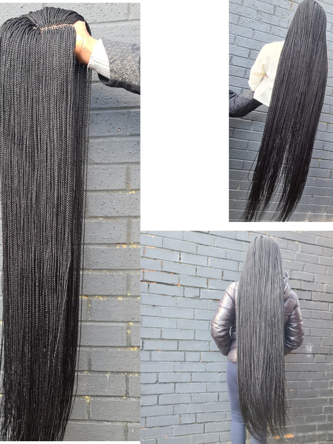 50 Inches Wig Knee Length Senegalese Twist Extra Long Micro - Etsy