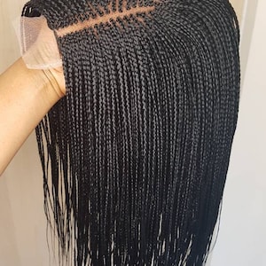 Micro Twist Wig, 12 Inches Micro Braids Wig, Short Braided Wig, Box ...