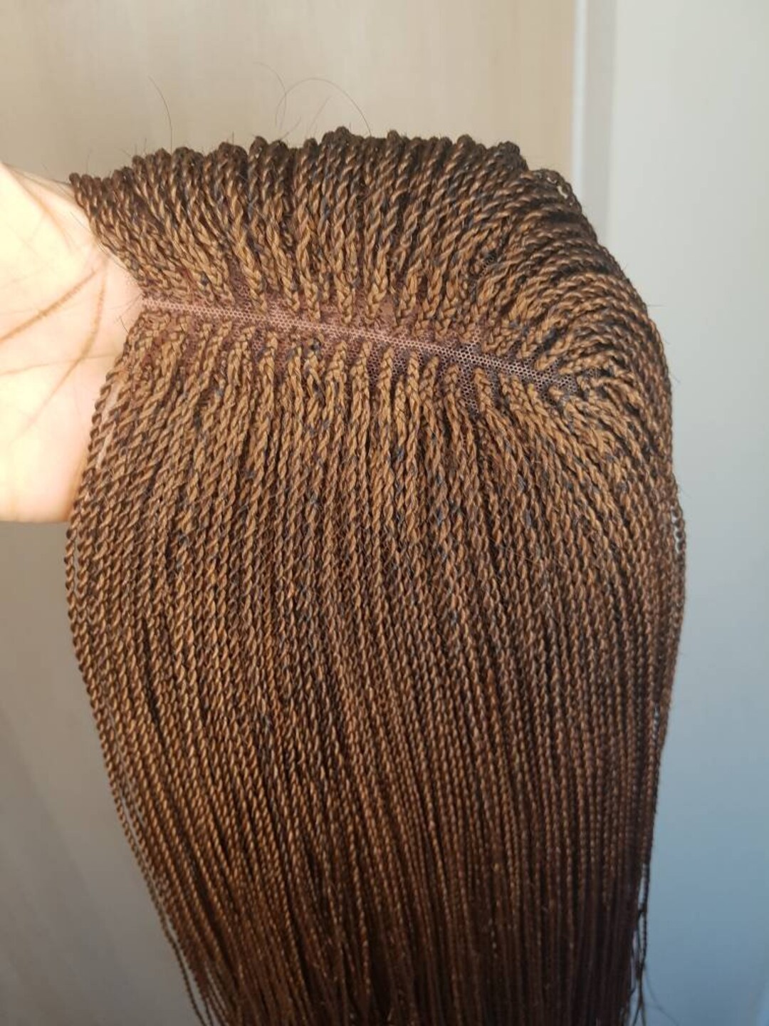 Micro Twist Wig. Senegalese Twist, Closure Wig Blonde Wig, Ready to ...