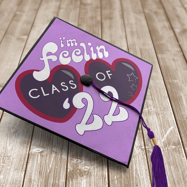 Im Feeling 2022 Grad Cap Topper - Etsy