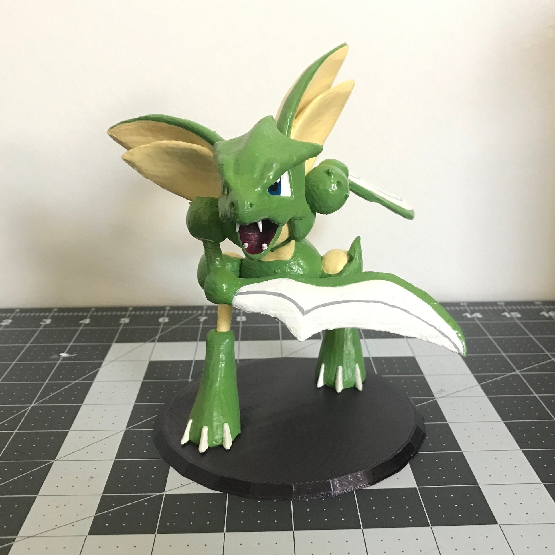 3D Printed & Hand-painted Pokemon Scyther 7 Inch Model - Etsy UK
