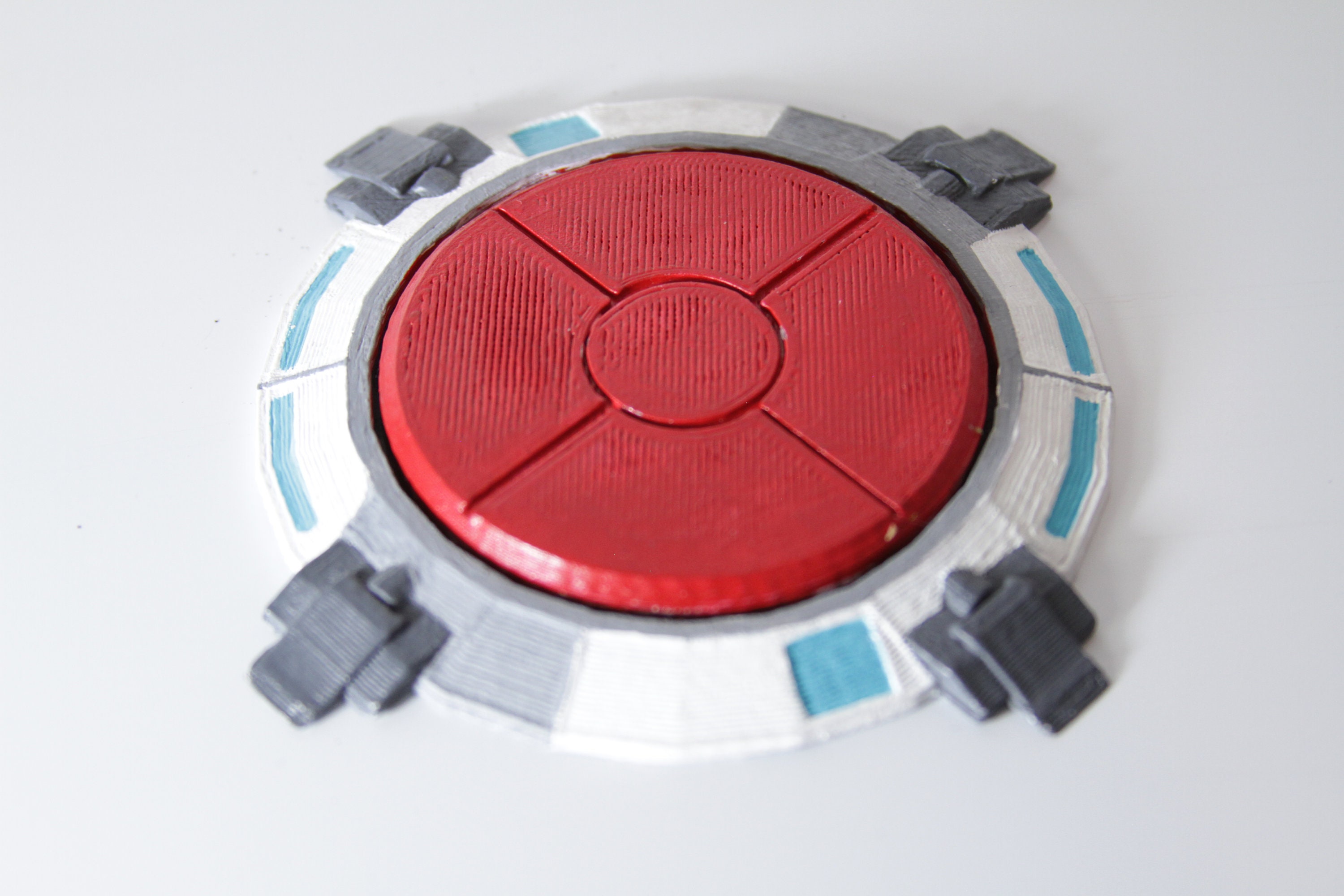 3D Printed & Hand-painted Portal Button Beer Coaster - Etsy
