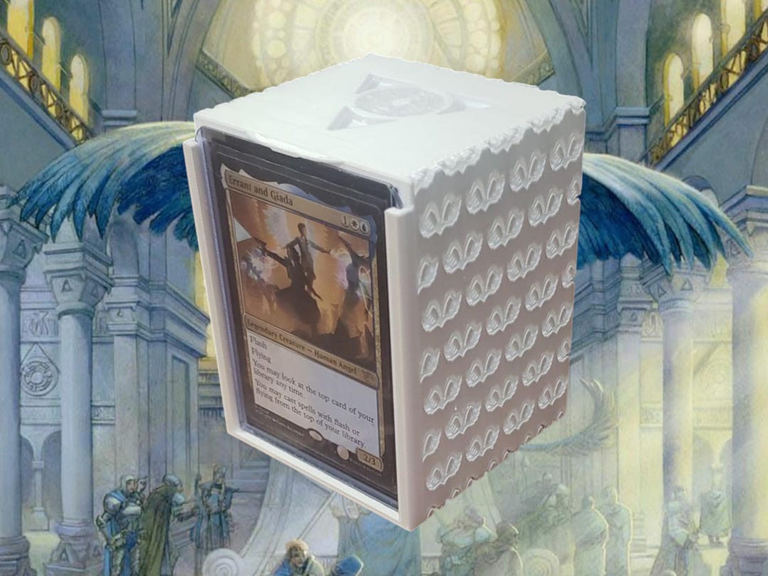 3D Printed Wings Azorius White MTG Commander Deck Box - Etsy