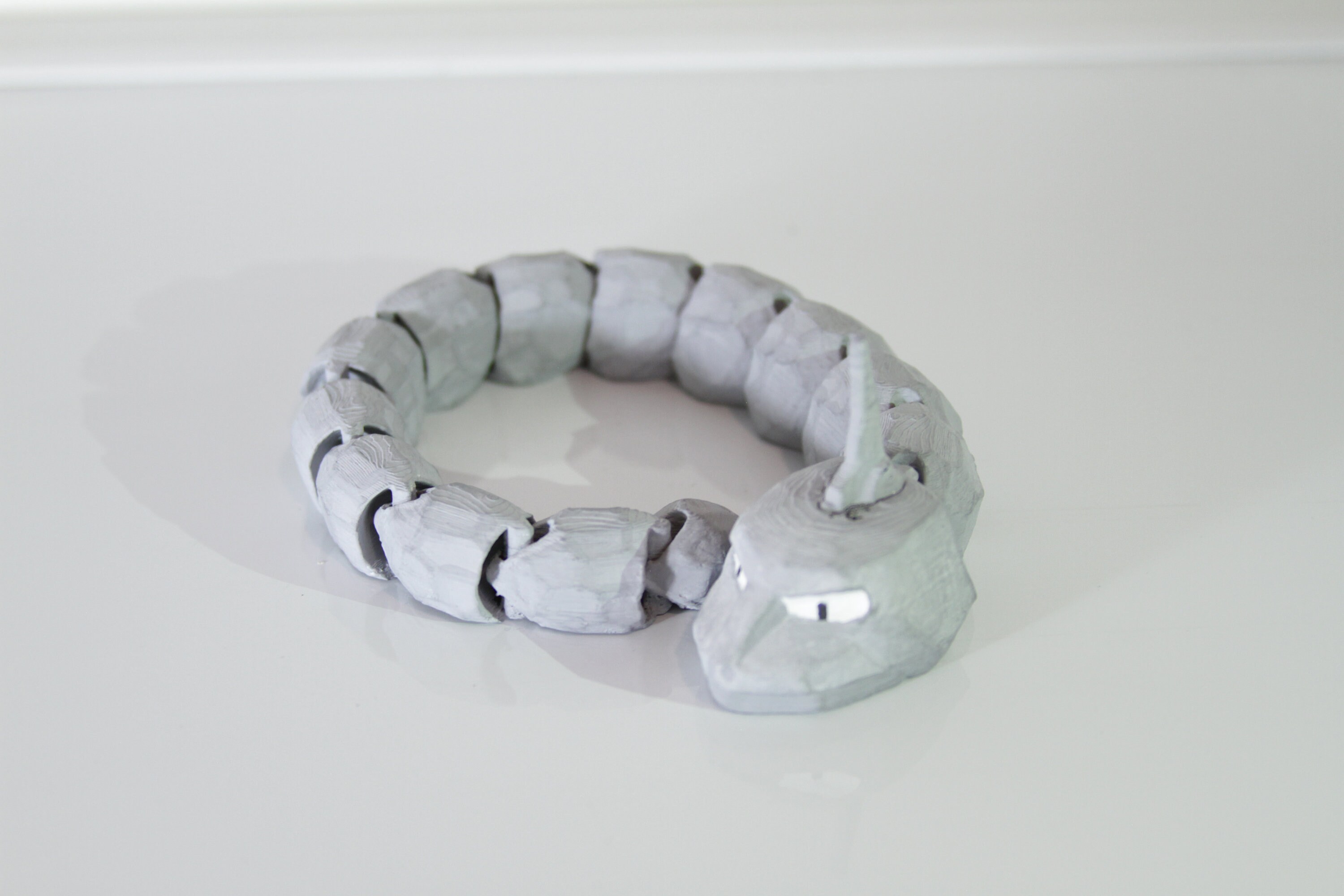 3D Printed & Hand-painted Pokemon Onix Snake Toy - Etsy