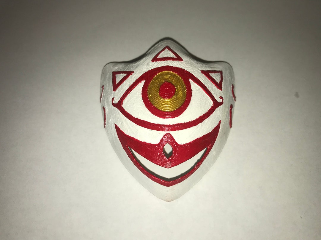 3D Printed & Hand-painted Miniature Mask of Truth From Legend of Zelda ...
