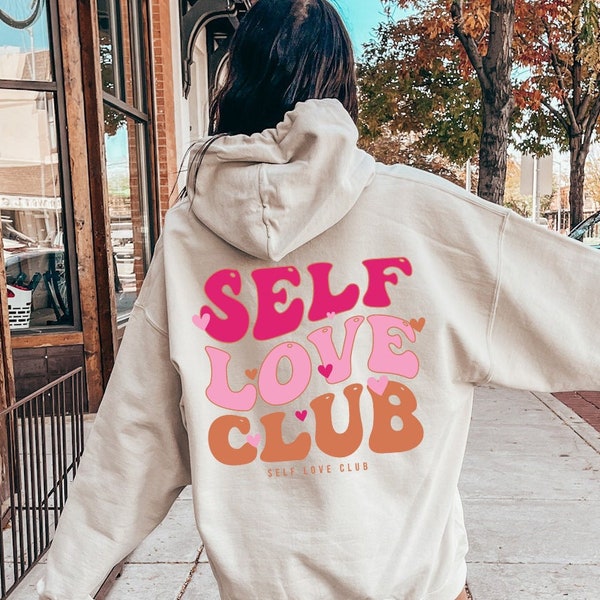 Self Love Club Hoodie - Etsy