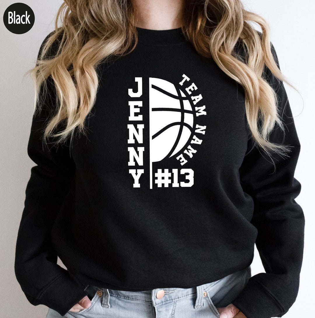 Custom Basketball Season Shirt, Customized Basketball Sweatshirt, Game ...
