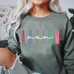 Autism Mom Sweatshirt, Women's Autism Awareness Shirt, Advocate Tshirt ...
