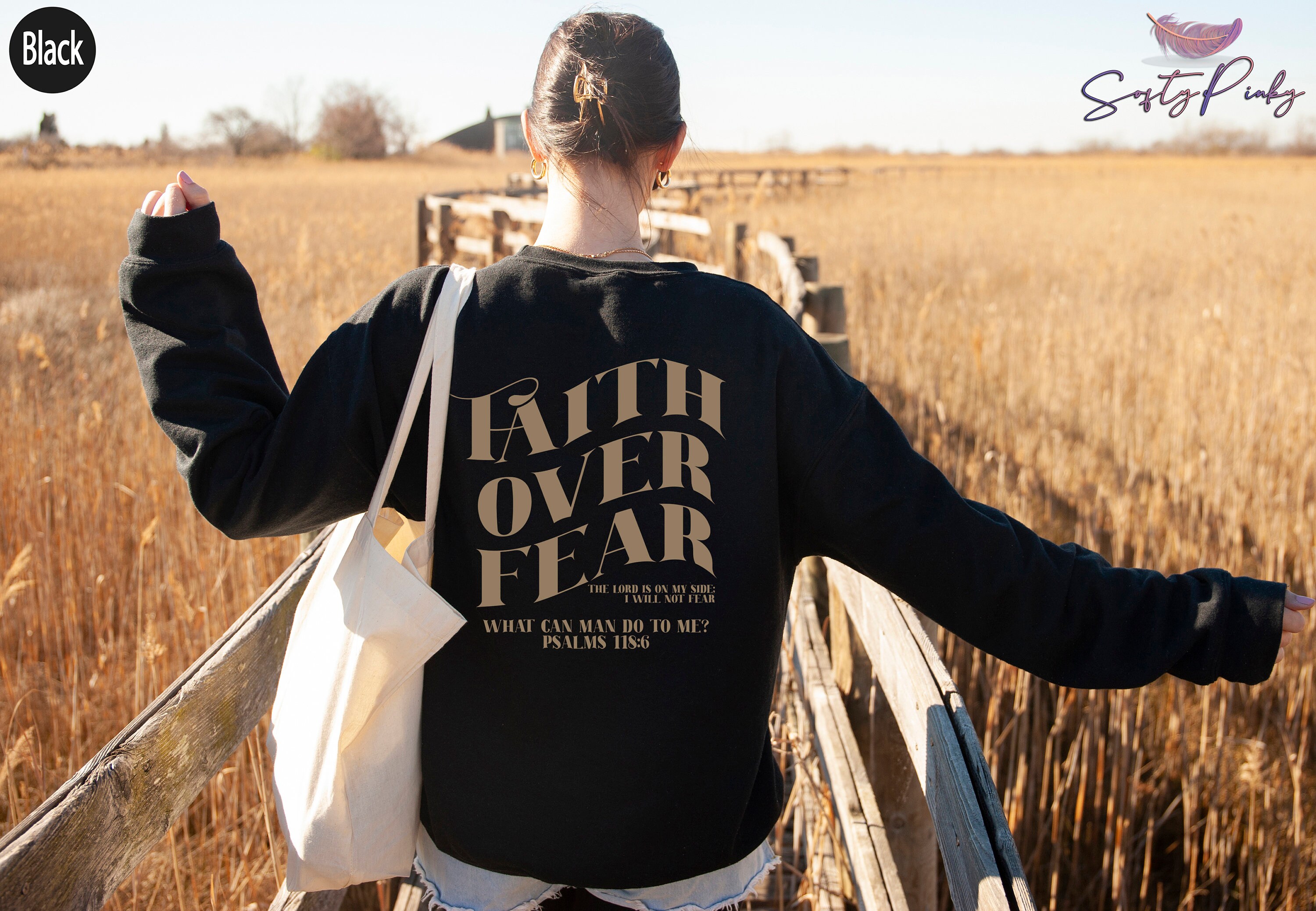 Faith Over Fear Hoodie Faith Sweatshirt Bible Verse Shirt - Etsy