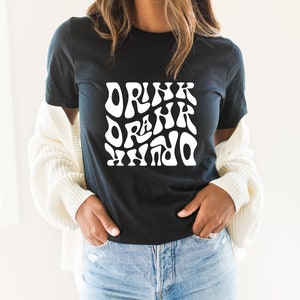 Drink Drank Drunk Hoodie Women's Funny Drinking Shirt - Etsy