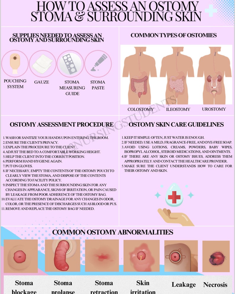Ostomy Stoma Assessment - Etsy